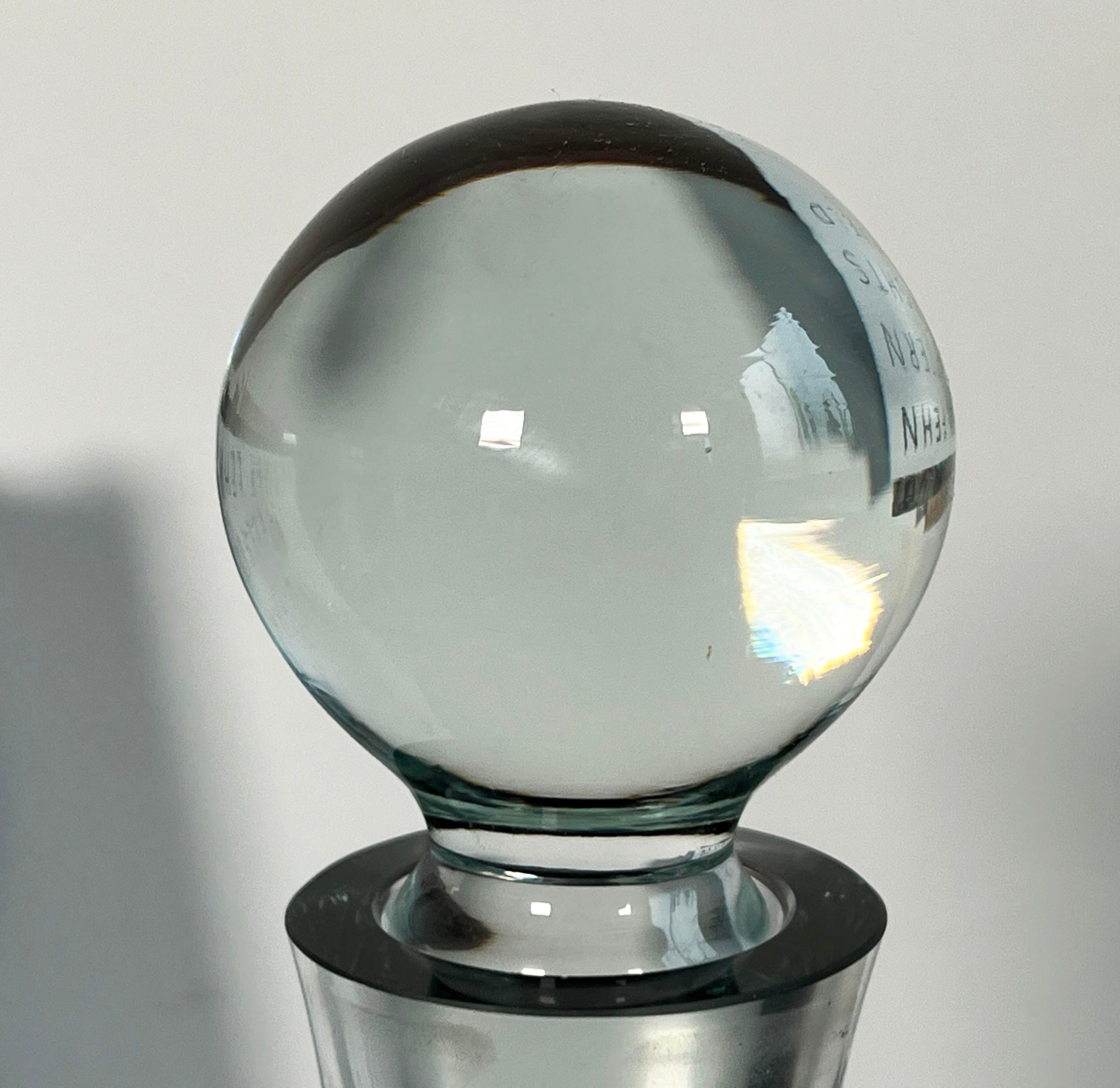 Vintage Heavy Bottomed Crystal Ships Decanter – Vintage Shaker